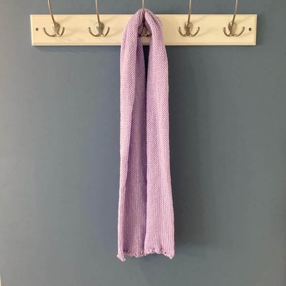 Accessories | Handmade Knitted Light Purple Scarf | Poshmark